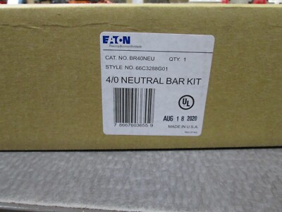 Eaton NSB BR40NEU, 4/0 Neutral bar Kits For Load Centers and ...