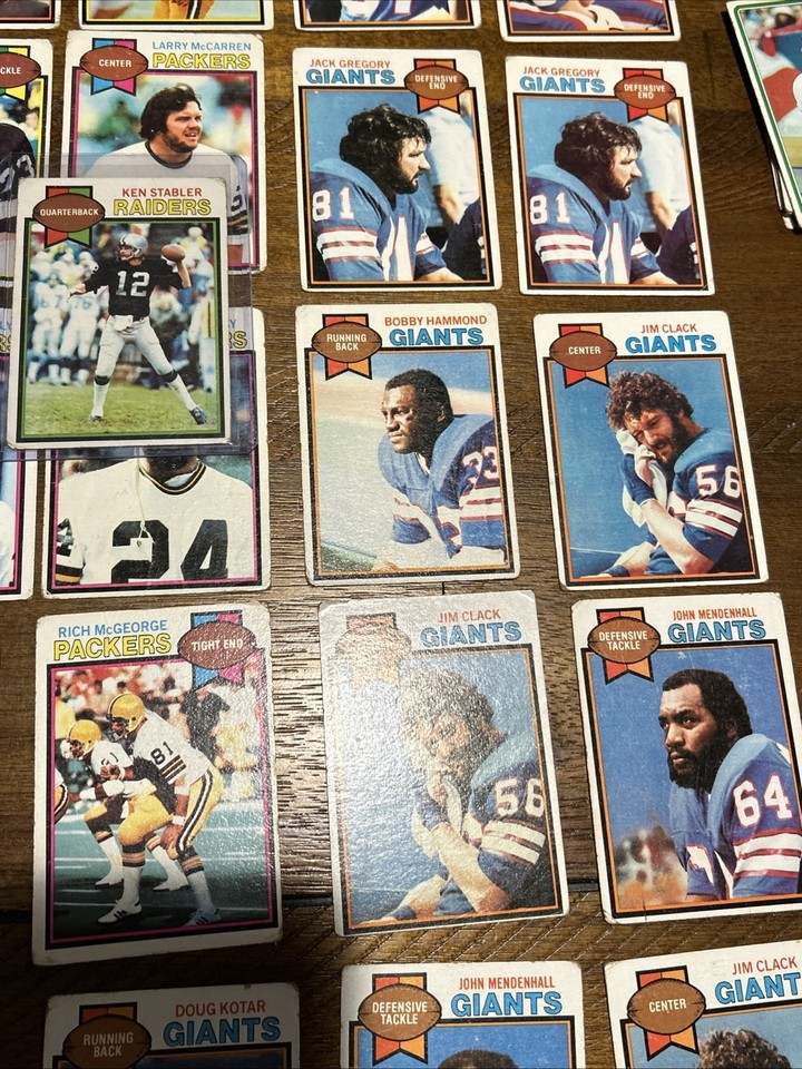 NFL Topps Football Card Lot Of 43 Cards From 1973-1979 | eBay