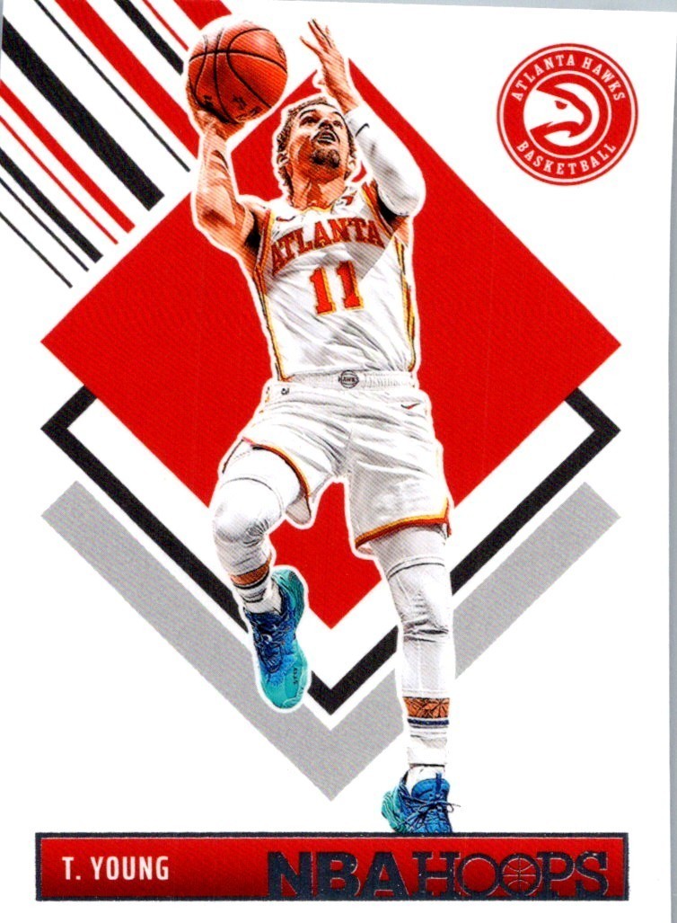 2024-25 Panini Nba Hoops - Hoops Tribute Trae Young #287 Red Back for ...