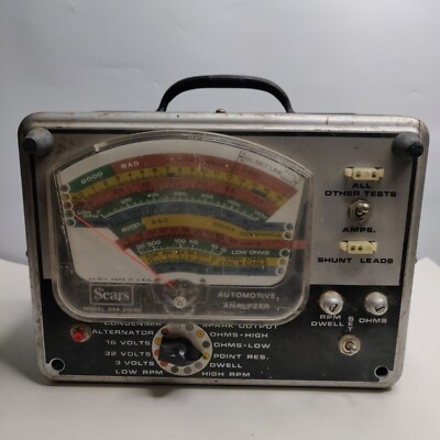 Vintage Sears Penske automotive analyzer Tester Model 244 21032 ...