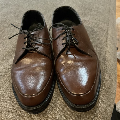 Vintage Walk-Over Shoes Mens Derby Oxford Apron Toe Brown 9 1/2 EEE | eBay