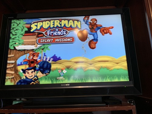 Vtech V Smile Game Cartridge only Spiderman & Friends Secret Missions ...