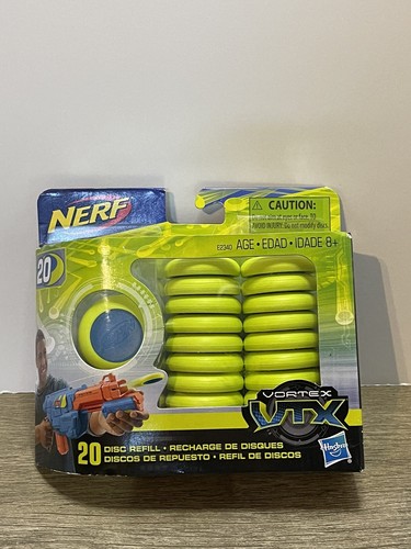 NERF Vortex VTX 20 Disc Rounds Refill Pack - Soar & Ricochet NEW ...