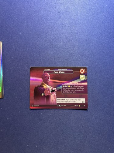 STAR WARS UNLIMITED TCG: Mace Windu Vaapad Form Master 270 Rare ...