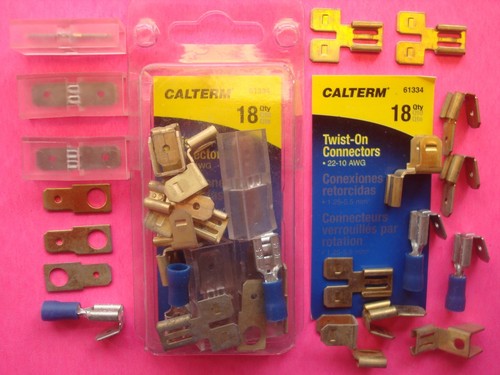 PRIMARY GROUND WIRE CONNECTORS TERMINALS PIGGYBACK QUICK DISCONNECT TAB ...