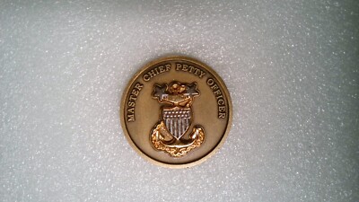 CHALLENGE COIN UNITED STATES COAST GUARD 1790 MASTER CHIEF PETTY ...