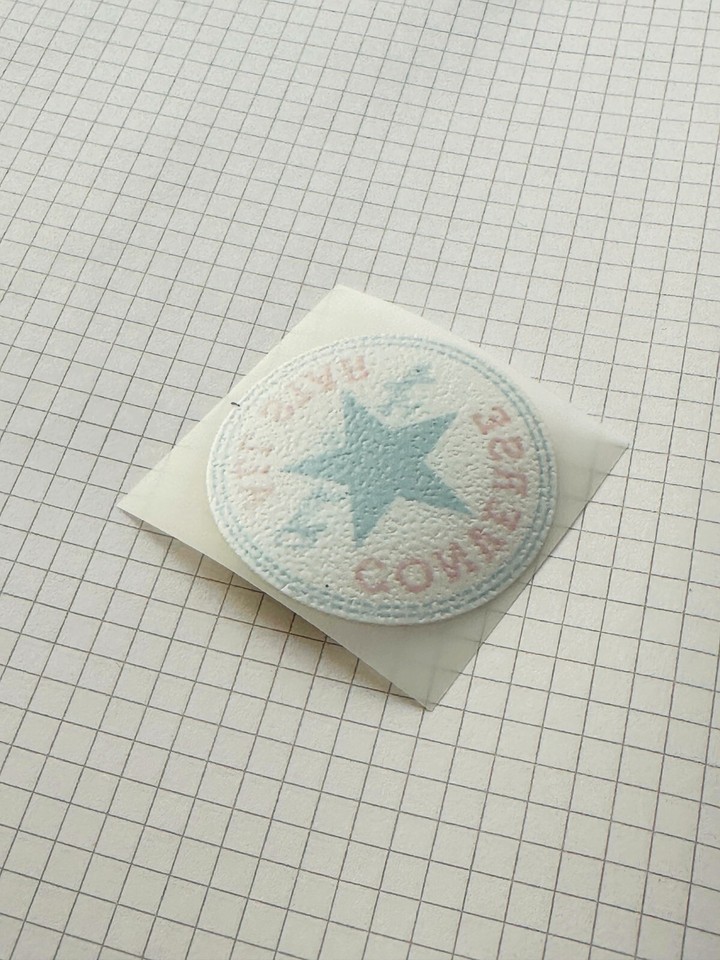 Converse All Star Iron On Transfer or Rubber Badge | eBay