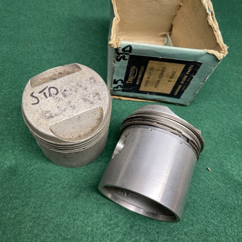 Triumph Pre Unit 500 T100 Pistons 8:1 STD | eBay UK