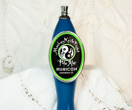 Rubicon Beer Tap Handle Monkey Knife Fight Pale Ale Sacramento CA | eBay