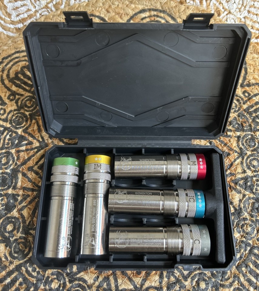 Beretta/Benelli Mobil Thread Extended Choke Tubes Set 12ga Silver 5x ...