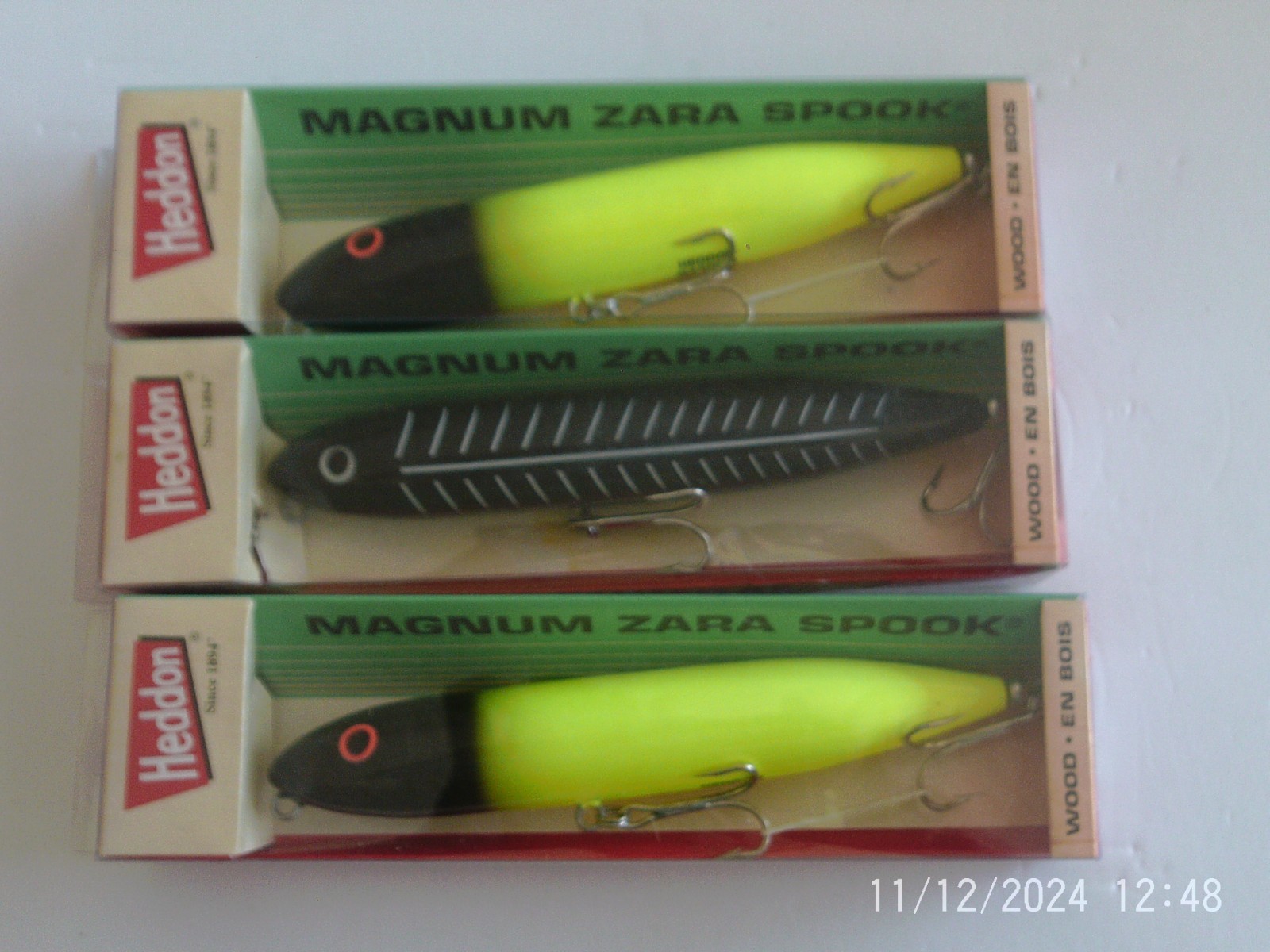 HEDDON SUPER MAGNUM ZARA SPOOK 3 LURES | eBay