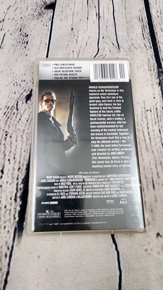 T2 Terminator 2: Judgment Day (UMD-Movie, 2005) For PSP- Tested | eBay