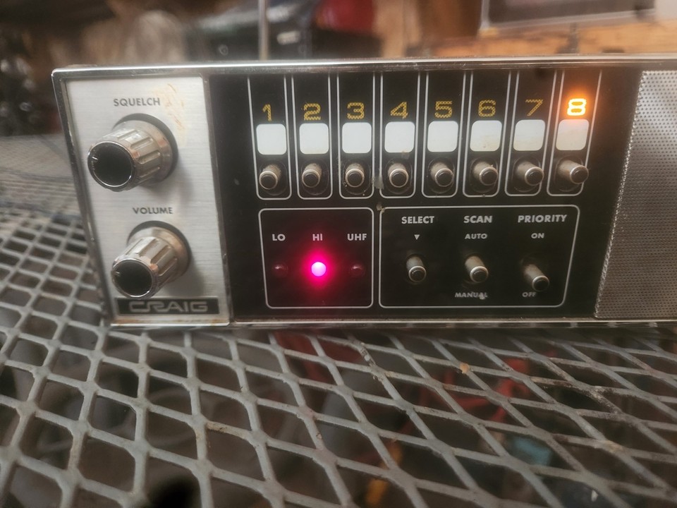 Radio Analog police scanner.Vintage works great | eBay