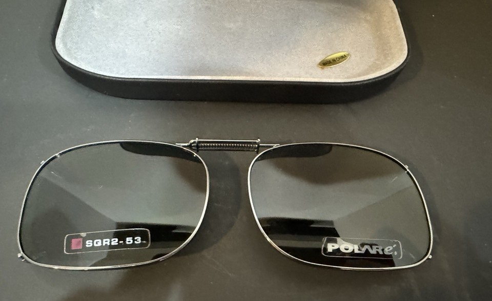 Cocoons Square Clip On Polarized Sunglasses With Case SQR2-53 POLARé ...