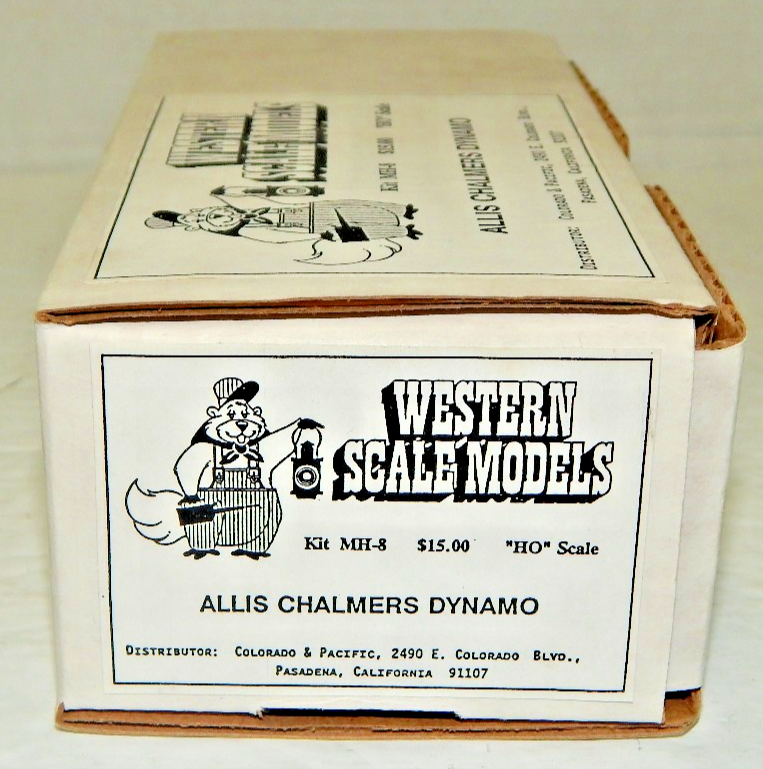 Western Scale Models Kit - HO - Allis Chalmers Dynamo Kit - Limited ...