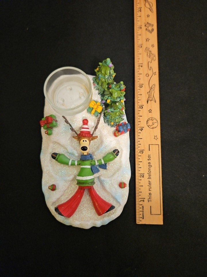 Yankee Candle 2011 ~ Reindeer Snow Angel Tealight Holder Holiday ...