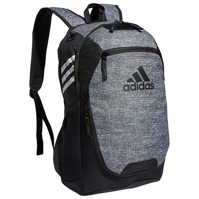 Adidas Onix Grey Soccer Backpack with Shoe Compartment and Water