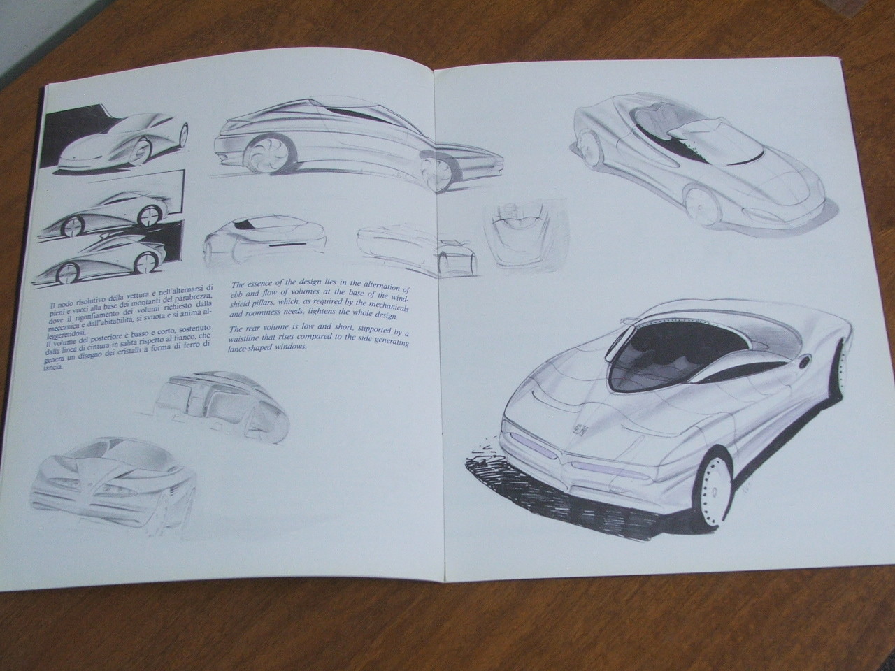 1991 Pininfarina Chronos original larger style 20 page brochure | eBay