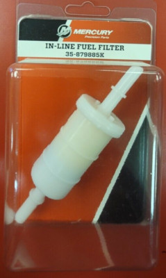 Mercury In Line Fuel Filter 40-60HP EFI 75-115 EFI 150HP EFI, L6 Ver 35 ...