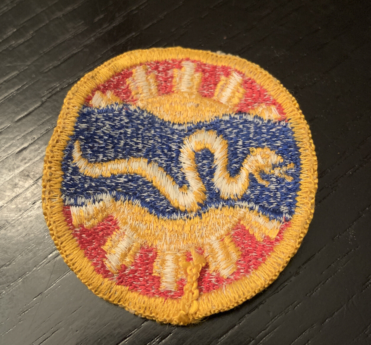 116th Cavalry Brigade Patch Army Combat Team Embroidered Snake & Sun | eBay