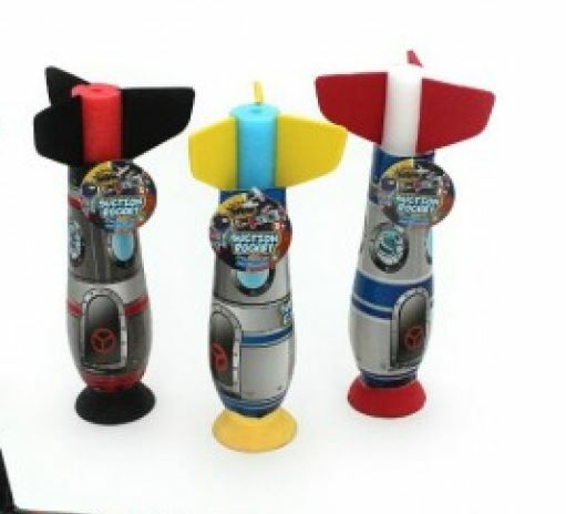 EVA SUCTION ROCKET 1 PC THROW ATTACH TO FLAT SURFACES ASSORTED COLOURS ...