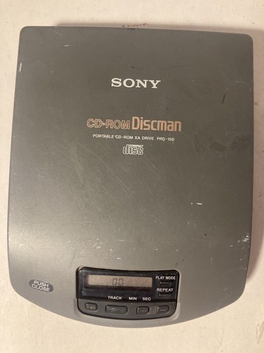 Vintage Sony Discman Portable CD-ROM XA Drive PRD-150 Read | eBay