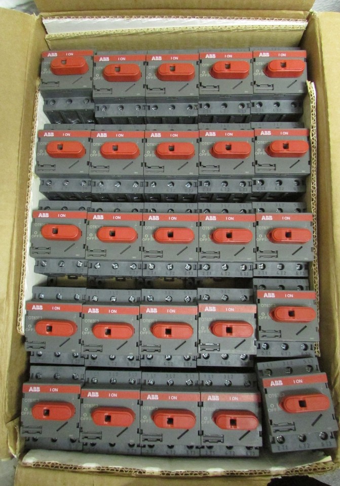 ABB OT63E3 3 Pole 80 AMP Disconnect Switch 1SCA022376R6410 0T63E3 | eBay