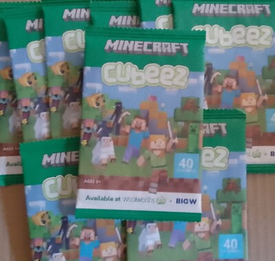 MINECRAFT CUBEEZ ***UPDATED*** Woolworths/Big W 45 Packs Unopened | eBay
