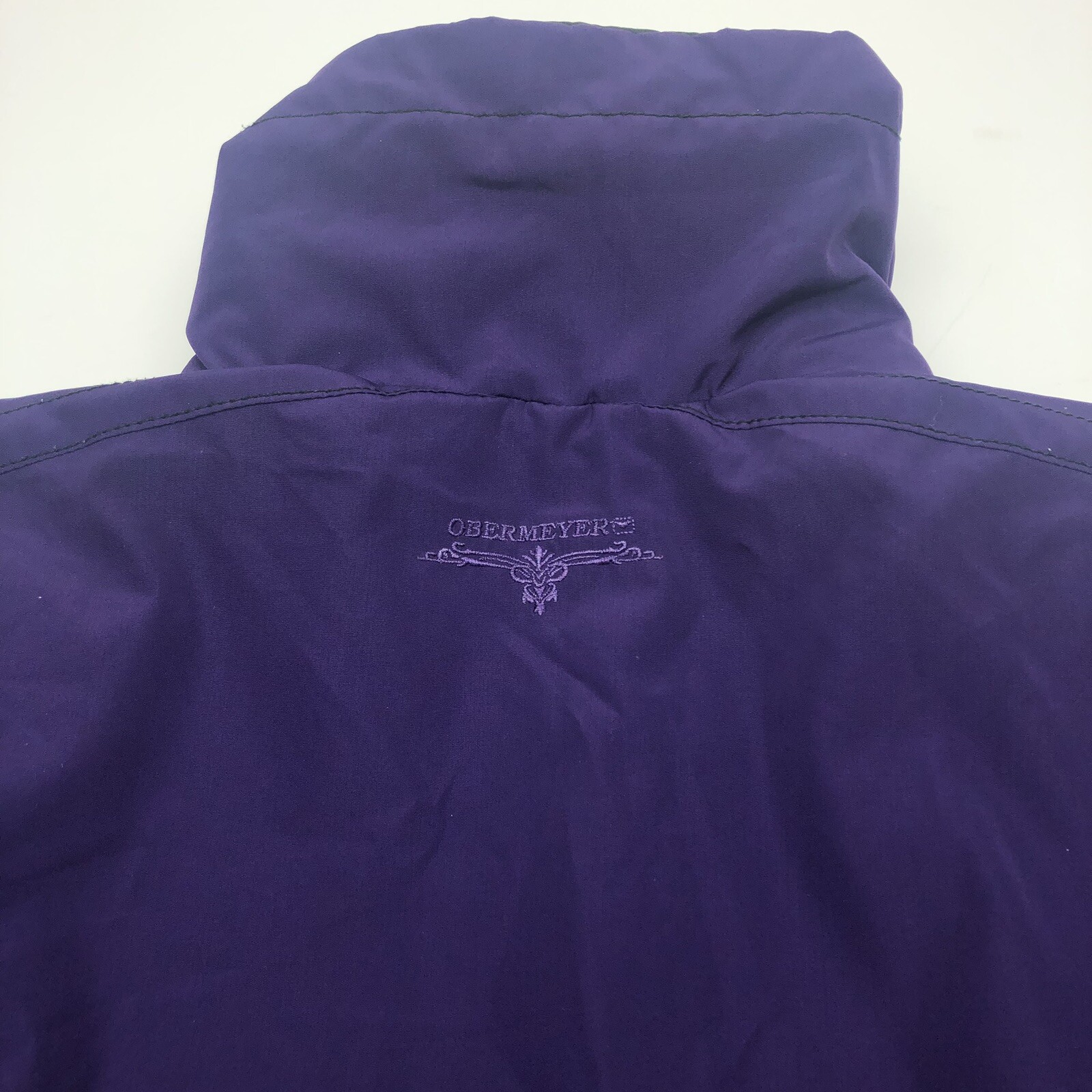 Vtg Obermeyer Womens Size 10 Jacket Ski Purple Pullover Snowboard Cinch ...