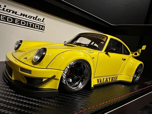 1/18 Ignition IG2482 RWB 930 Yellow Engine Porsche RAUH-Welt BEGRIFF ...