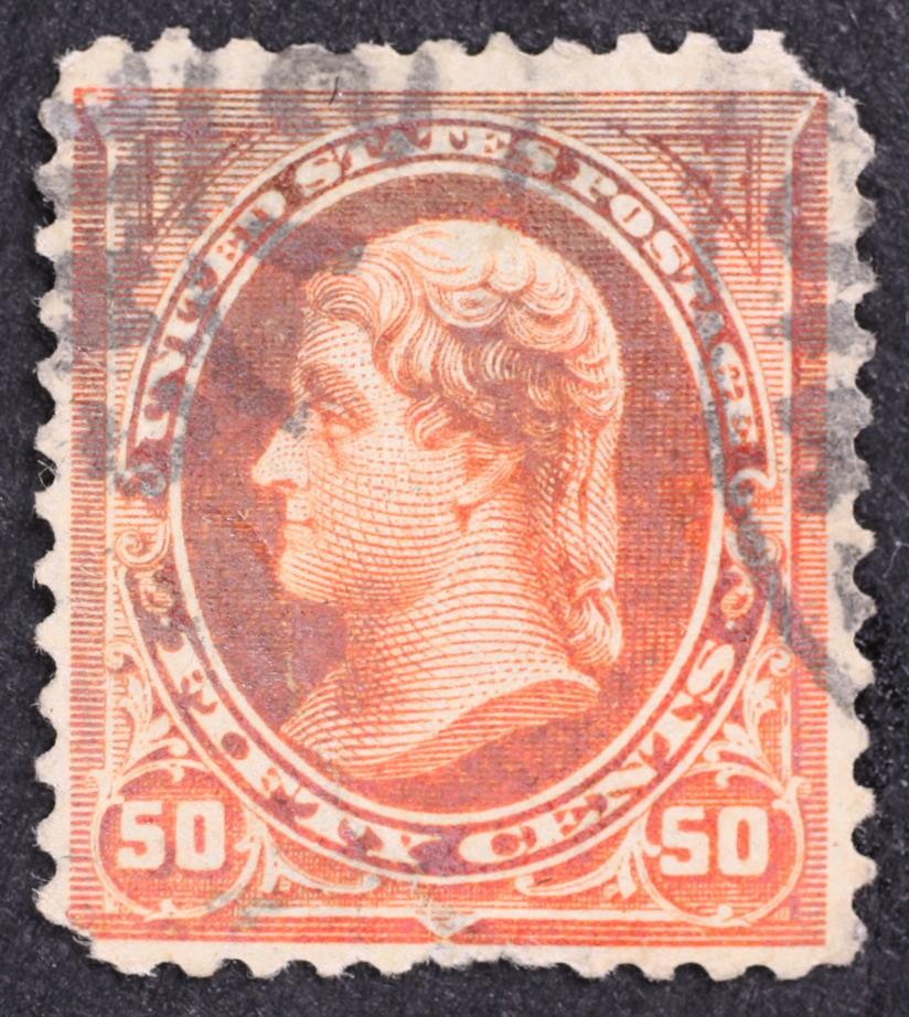U.S. Scott# 260 1894 Reg Issue Jefferson 30 Cent Orange Stamp Used sou ...