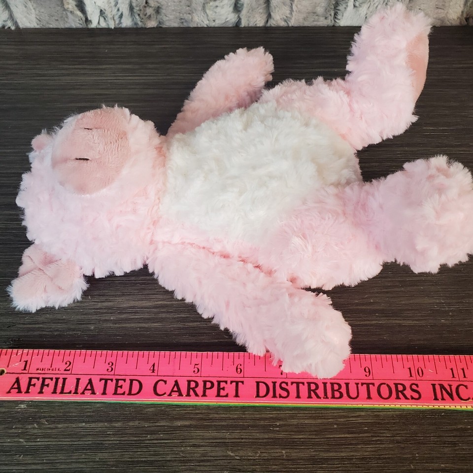 Adventure Planet Plush Scruffy Buddies Pink Pig 12" Shaggy Stuffed Farm ...