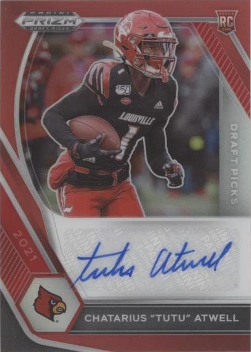 2021 Panini Prizm Draft Picks - Draft Picks Autographs Tutu Atwell #DPA ...