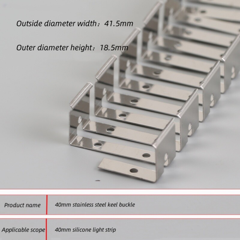 3.3ft Stainless Steel Keel Fixing Slot Modeling Ceiling Light High ...