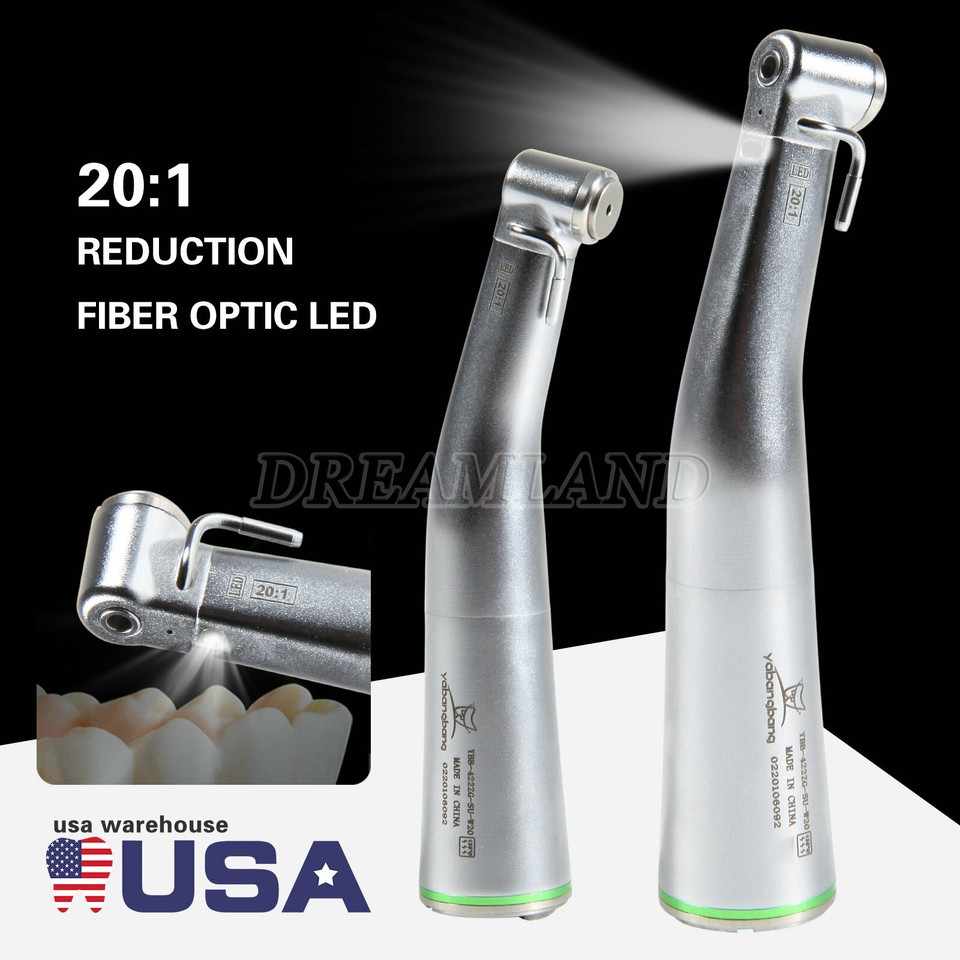 Dental Implant Handpiece 20:1 Contra Angle Surgical Low Speed NSK S Max ...