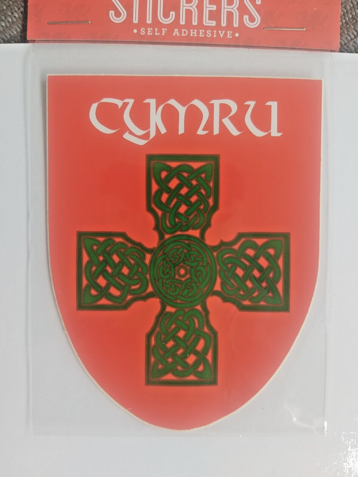 Window & Car Sticker - WELSH CYMRU CELTIC CROSS SHIELD Decal WALES ...