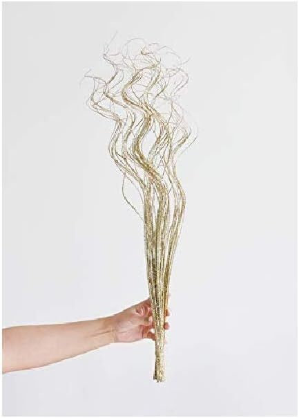 24-28" Gold Sparkle Curly Ting Ting Branch | eBay