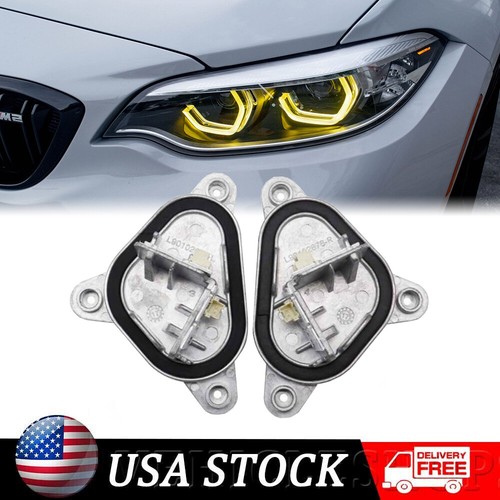 FOR BMW F87 M2 F22 2 SERIES 2018-21 LCI CSL YELLOW HEADLIGHT DRL MODULE ...