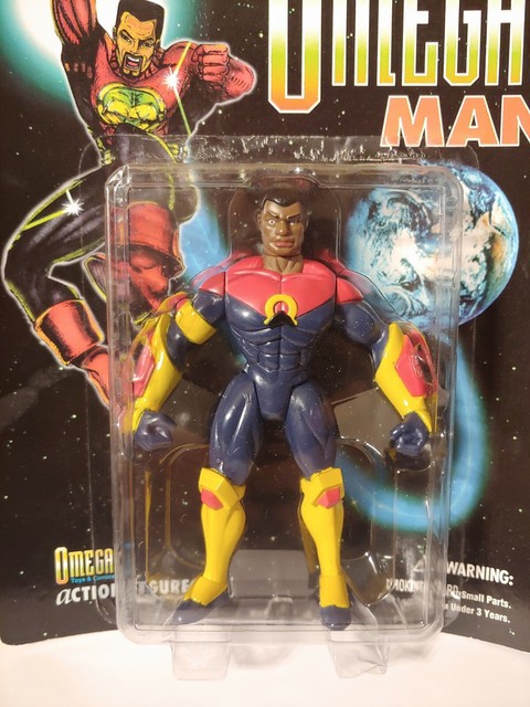 Omega Man African-american Super Hero Action Figure 1993 Omega7 Comics ...
