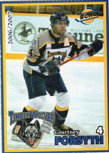 Courtney Forsyth 2006-07 Williams Lake TimberWolves | eBay