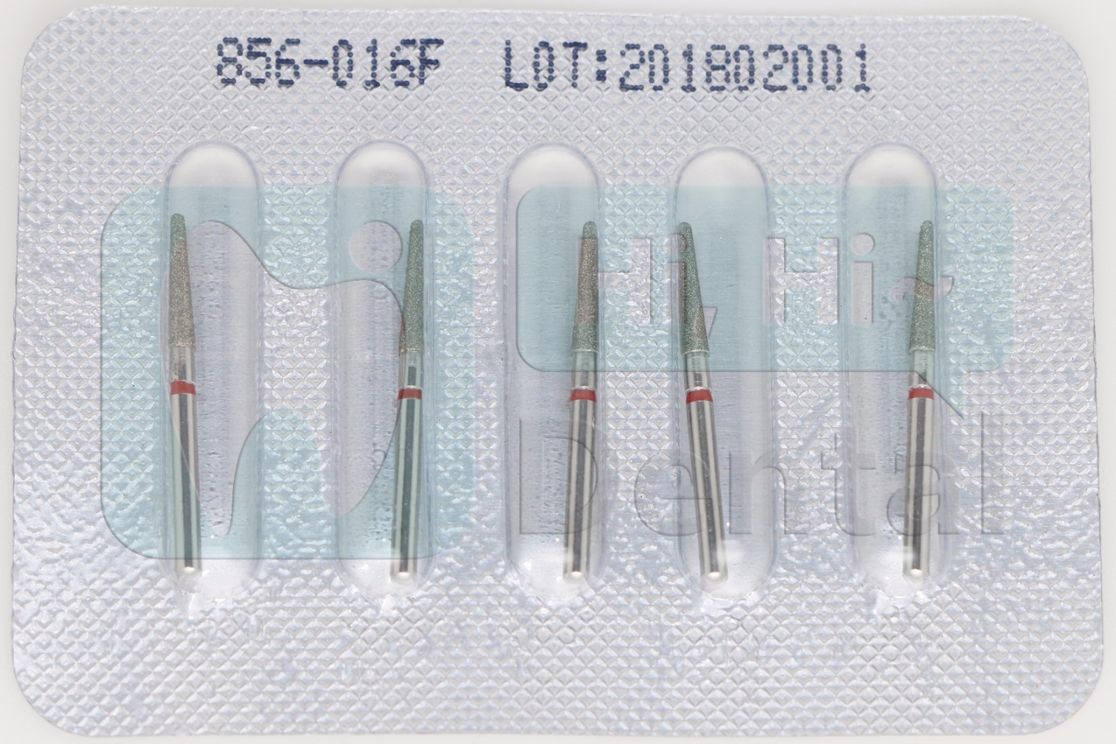 Dental Diamond Burs FG Round End Taper 856/016F Fine Grit High Speed 10 ...