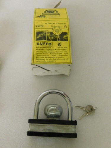 Buffo TRAILER HITCH LOCK with 2 Keys, Made in Germany -- NEW | eBay