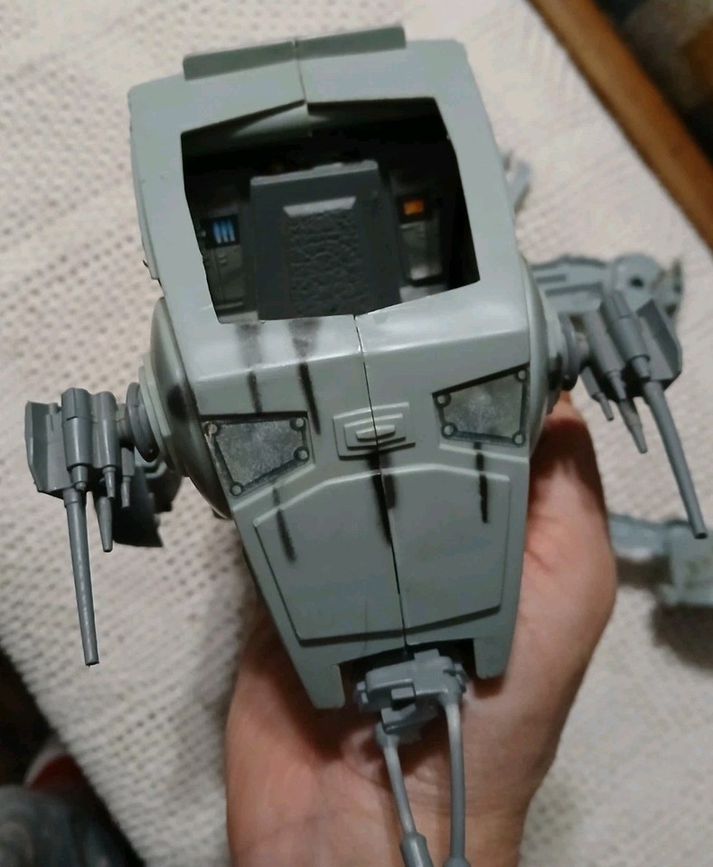 1995 AT-ST Scout Walker Parts ROTJ Star Wars POTF Army Builder Junkyard ...