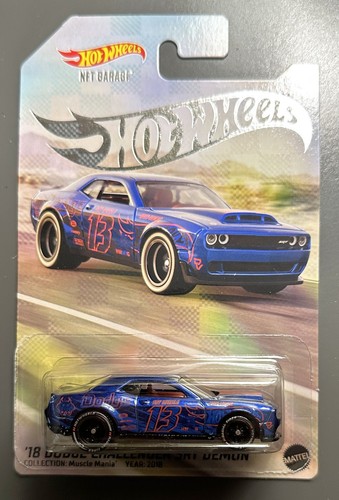 Hot Wheels NFTG Garage Series 6 Premium `18 Dodge Challenger SRT Demon ...