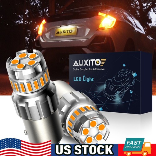 AUXITO 1157 1016 LED Turn Signal Light Blinker Bulbs Canbus Anti Hyper ...