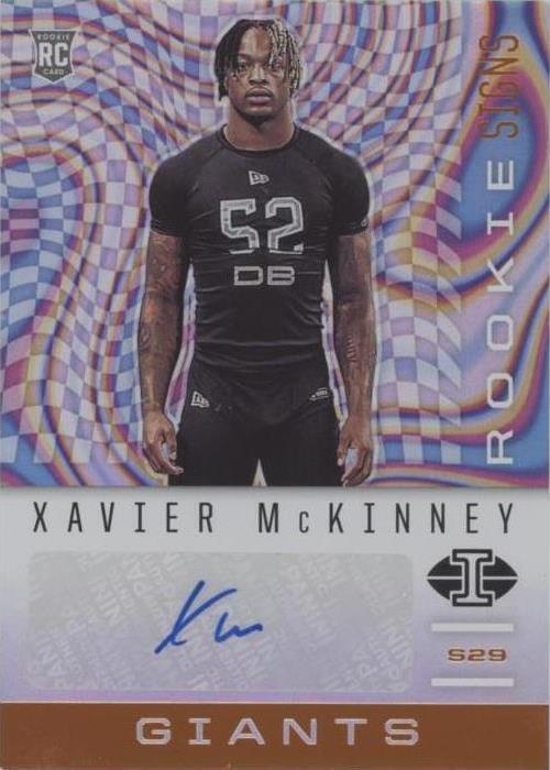 2020 Panini Illusions - Rookie Signs Xavier McKinney #RS30 Orange (AU ...