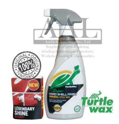 TURTLE WAX Hard Shell Finish Spray Wax Paint Protection with Carnauba ...