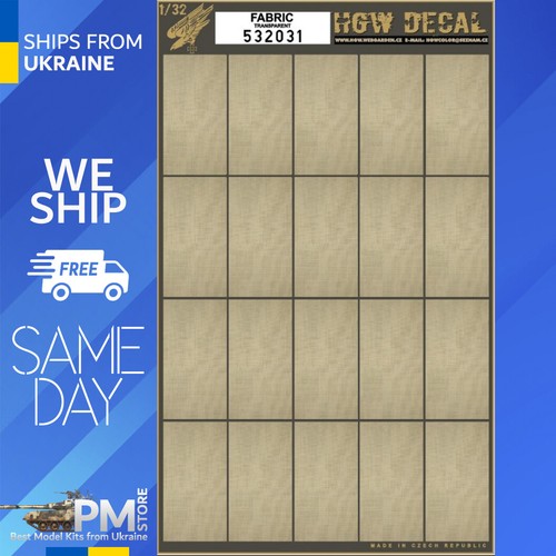 Hgw 532031 1/32 Decal Fabric Transparent Accessories kit | eBay