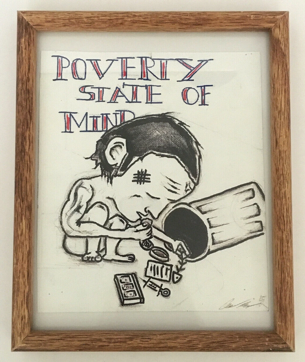 Poor Children Working Drawing