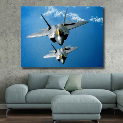 "F 22 Raptors" Canvas or Print Wall Art | eBay